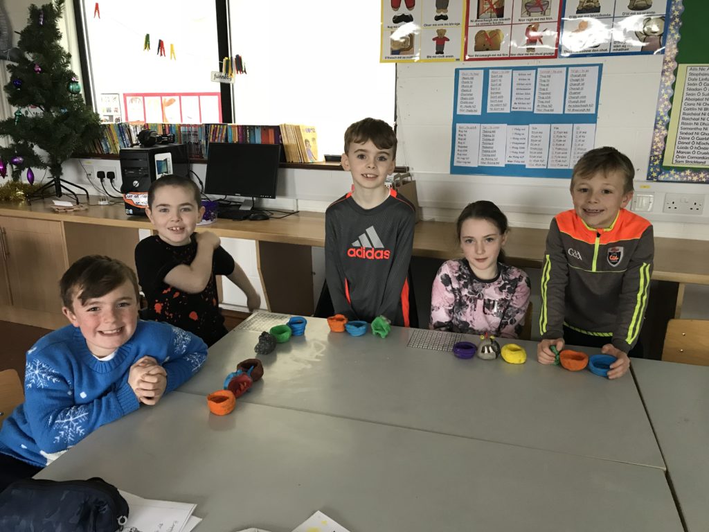 Working with clay - Doonbeg National School